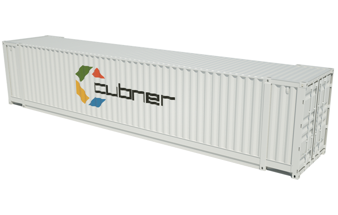 40ft Pallet Wide shipping container - Cubner
