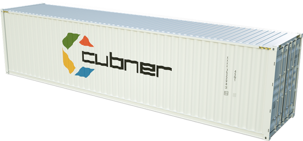 What are the interior dimensions of a 40-foot High Cube - Cubner container?