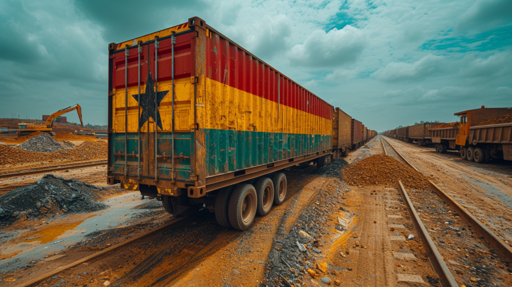 Dépôt de conteneurs au Ghana - Cubner