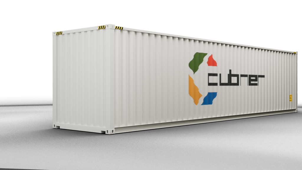 What are the interior dimensions of a 40-foot High Cube - Cubner container?