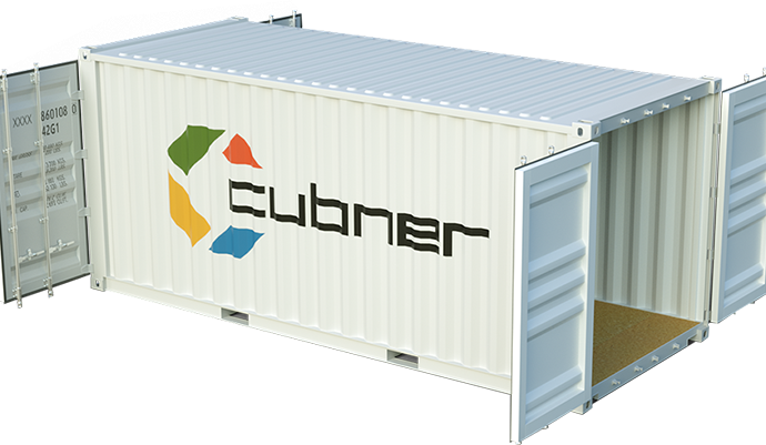 40ft Pallet Wide shipping container - Cubner